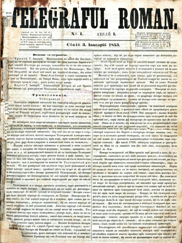 1 Telegraful Roman | PDF