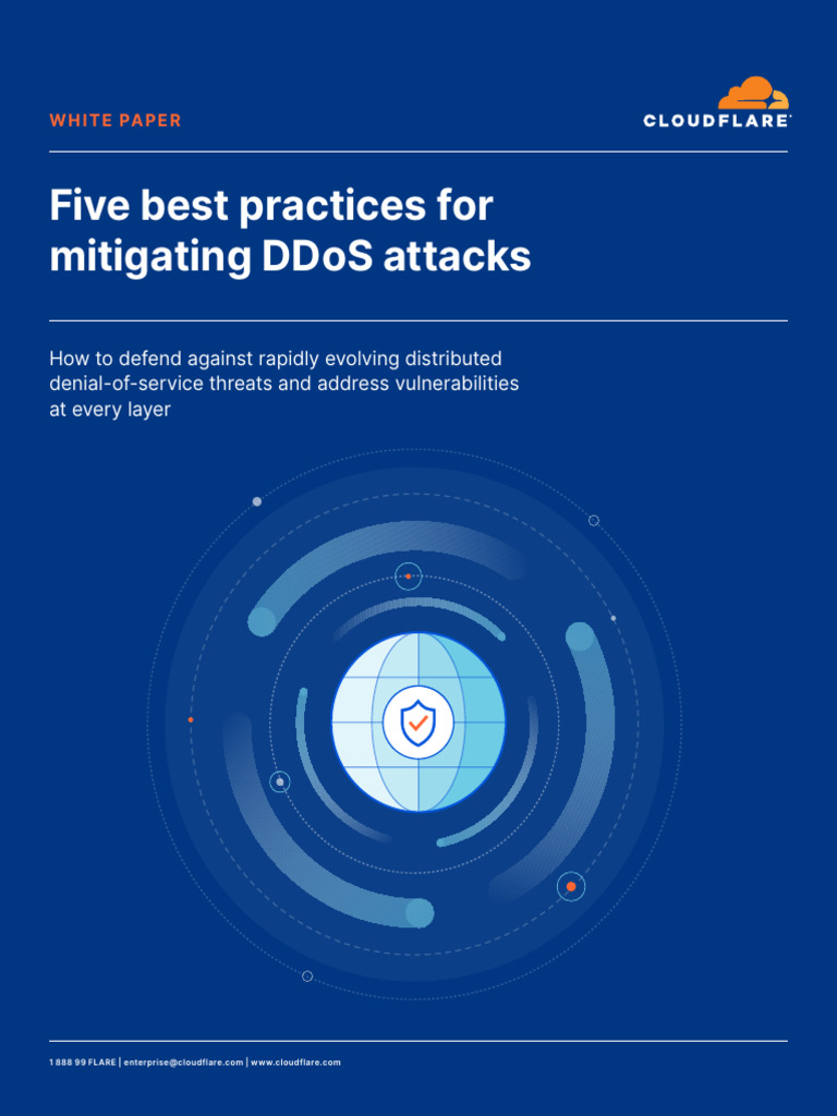 BDES 2587 Design Wrap Refreshed DDoS White Paper Letter | PDF | Computers | Technology & Engineering