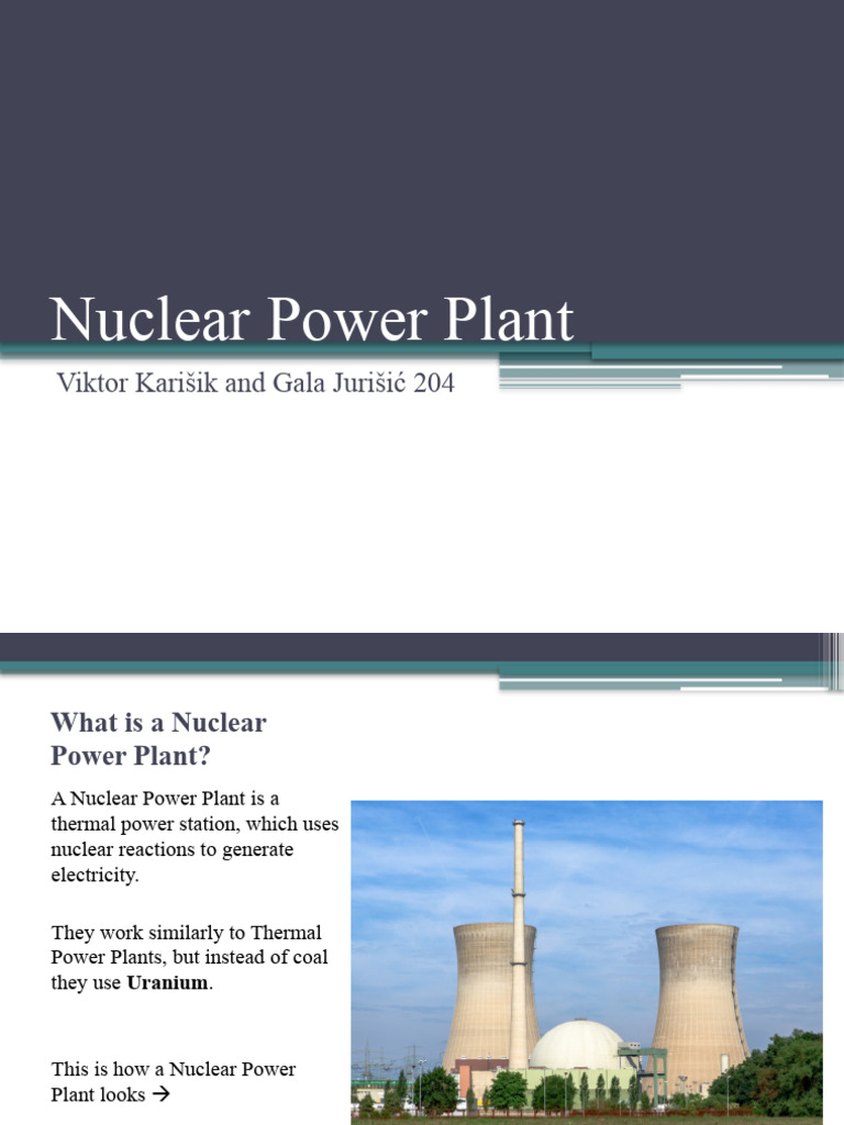 Nuclear Power Plant | PDF | Nuclear Reactor | Nuclear Power Plant