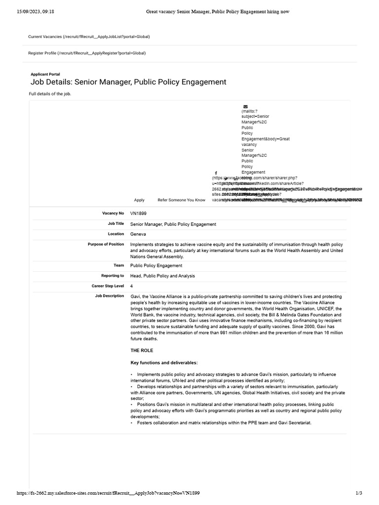 Notes On Policy Roles | PDF