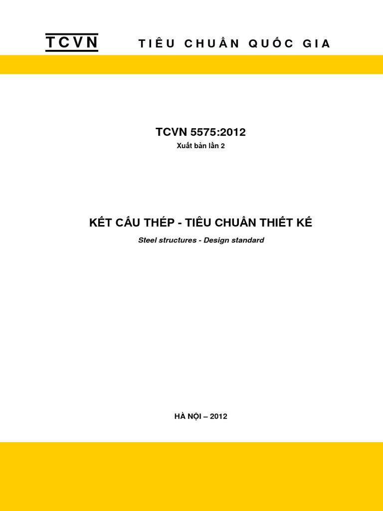 03.Tcvn 5575-2012 - Ket Cau Thep - TCTK | PDF