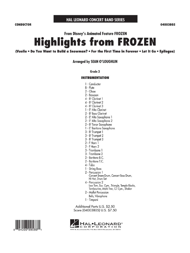Highlights From Frozen | PDF