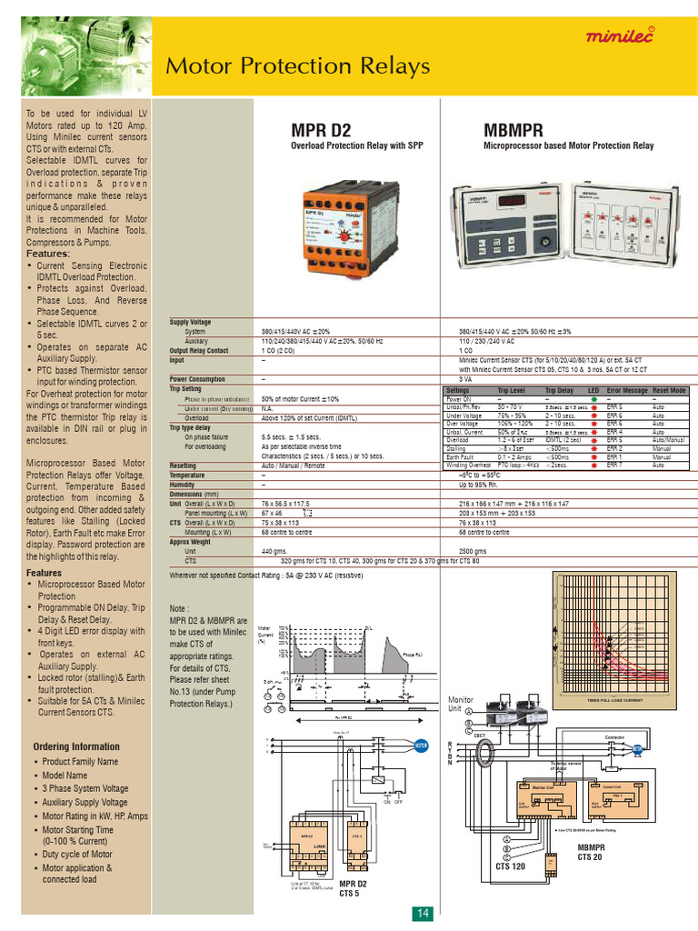 Motor Protection Relays | PDF