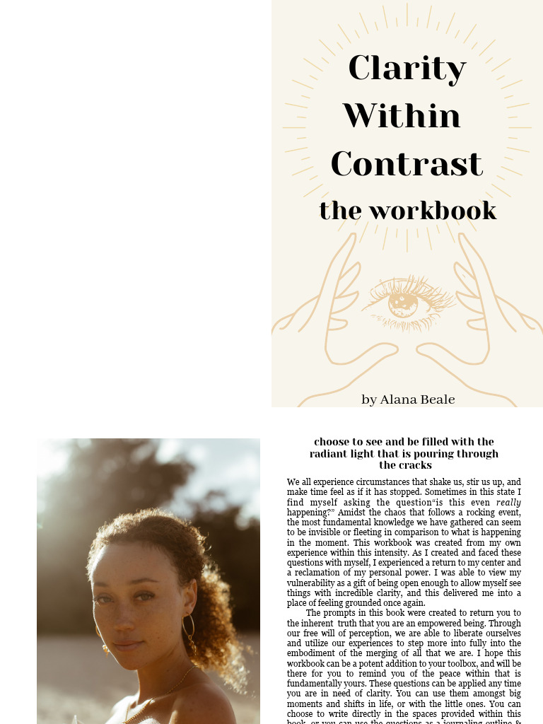 Clarity Work Book Draft | PDF | Feeling | Experience