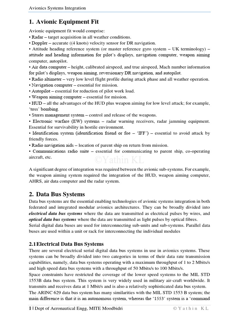 Module 5 Avionics Systems Integration Pdf
