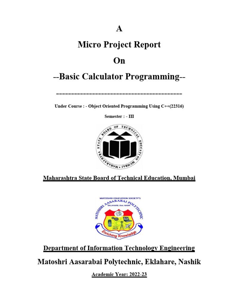 OOP Microproject | PDF