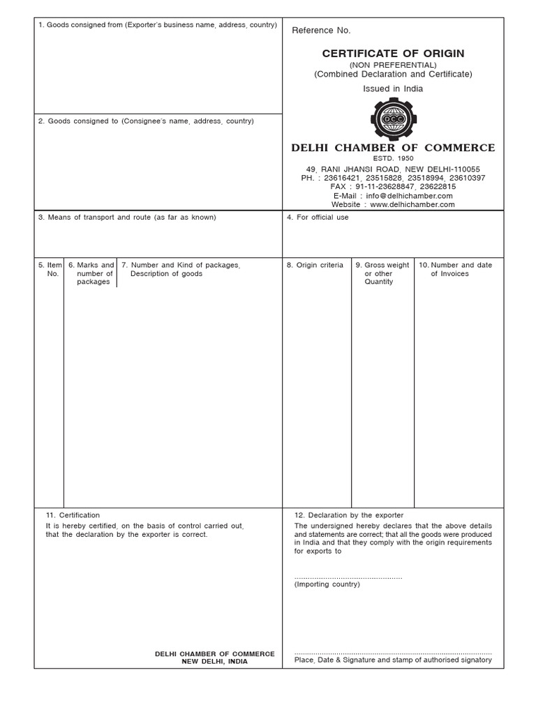 Certificate of Originization | PDF