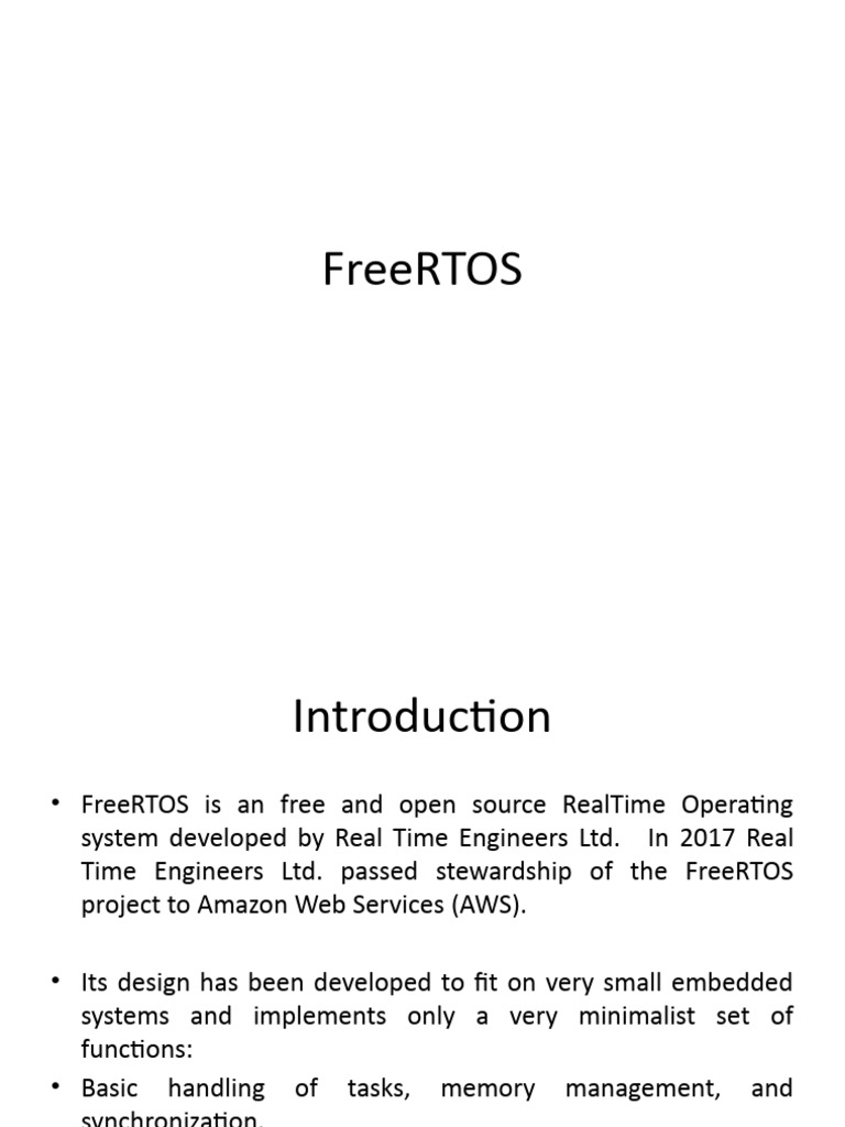 FreeRTOS | PDF