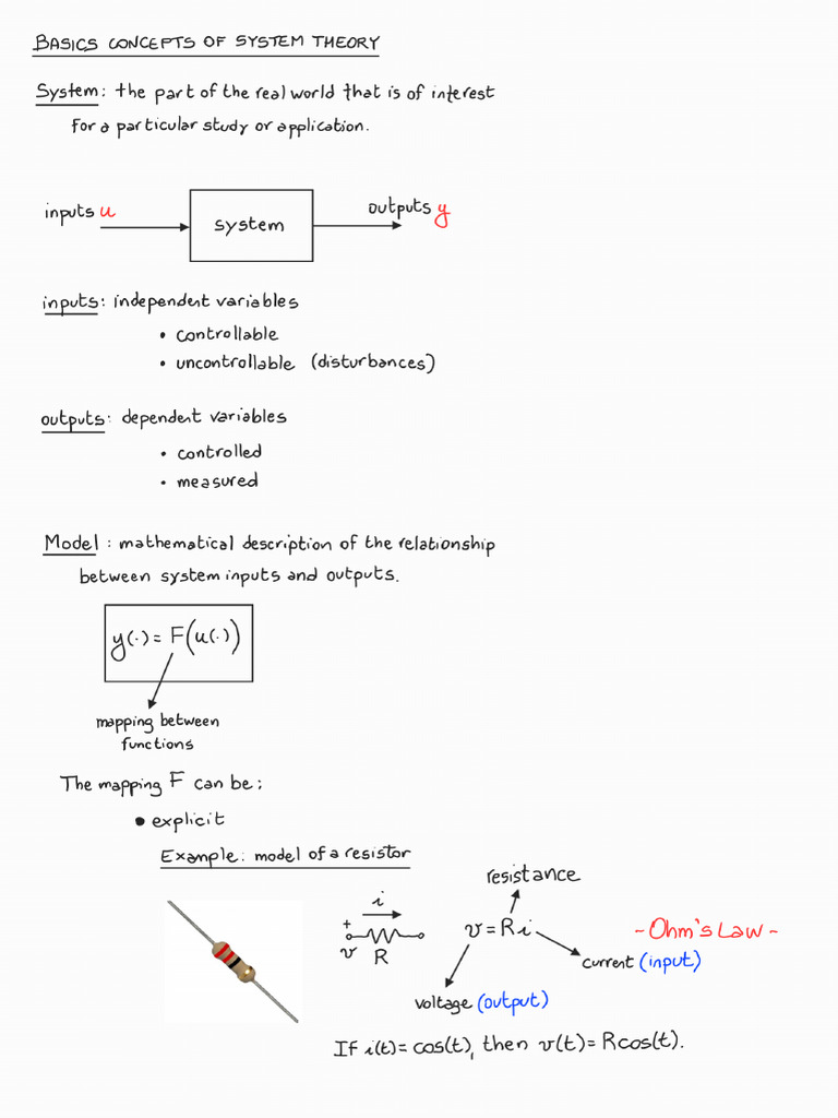 02 - Basics of System Theory | PDF