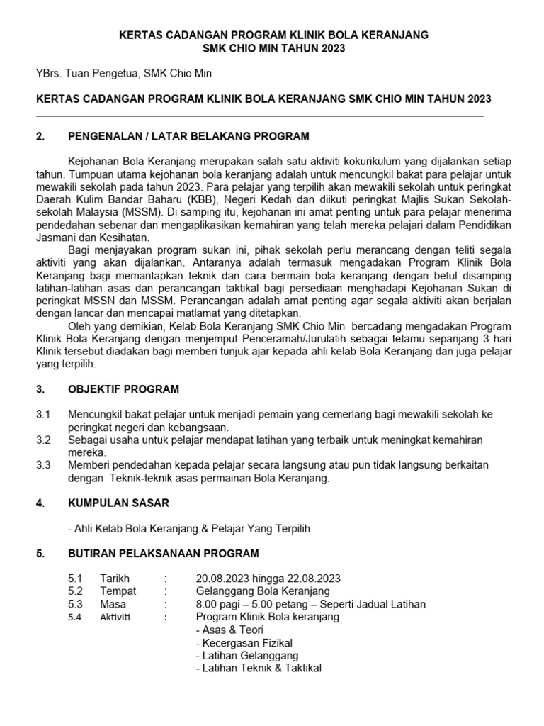 Kertas Cadangan | PDF