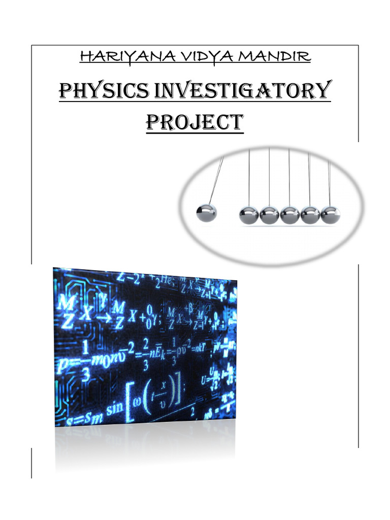 Electromagnetic Induction (Physics Ivestigatory) Xii Bs3 As | PDF | Teaching Methods & Materials