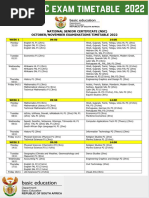 2025 NSSCO Mock Exam FINAL Timetable | PDF