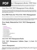 Principles of Management Notes | PDF | Goal | Employment
