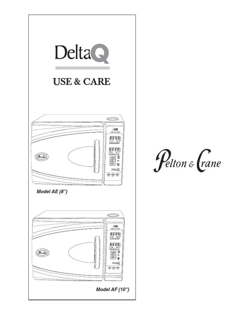 Pelton & Crane Delta-Q Autoclave Manual | PDF