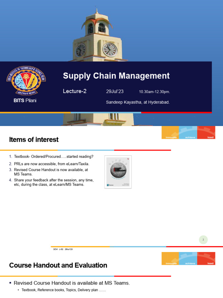 SCM L-02 29Jul23 C-01 C-02 C-03 Understanding... Strategic Fit... SC ...