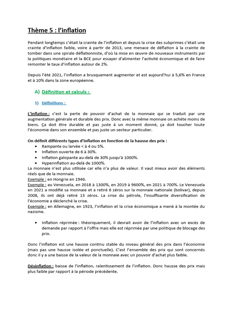 Thème 5 Instru Monétaires | PDF