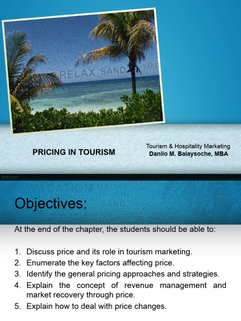 (6) Pricing In Tourism | PDF