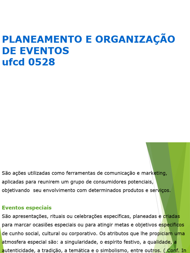 0528 - Gestão de Eventos | PDF