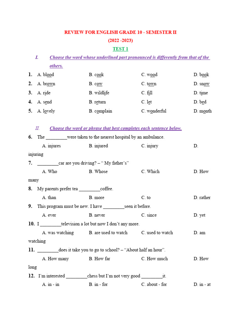 Semester II (2022-2023) | PDF