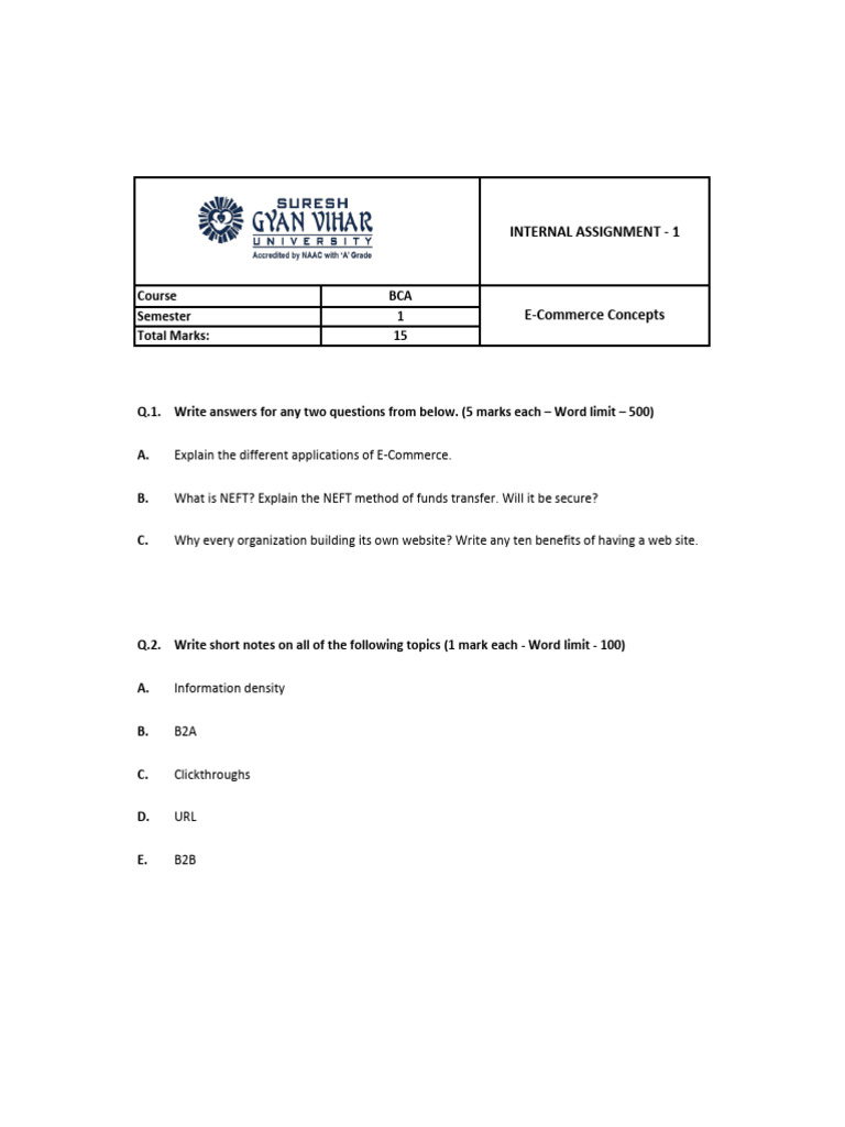 E-Commerce Concepts | PDF