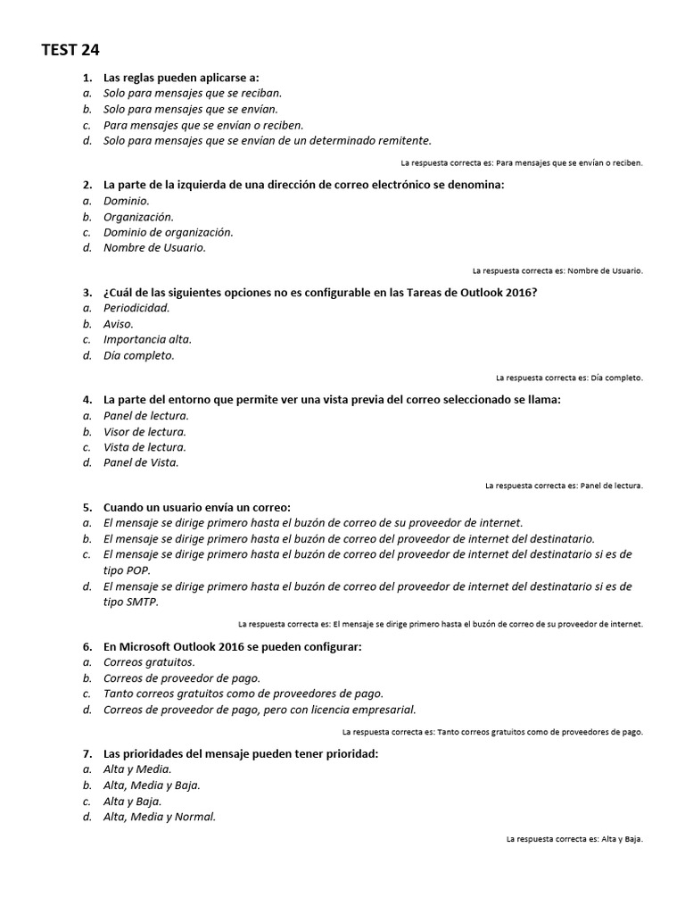 TEST24 | PDF