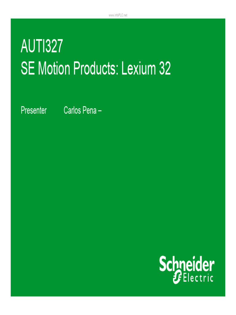 Lexium 32 Drive Overview and Manual | PDF | Electric Motor | Electrical ...