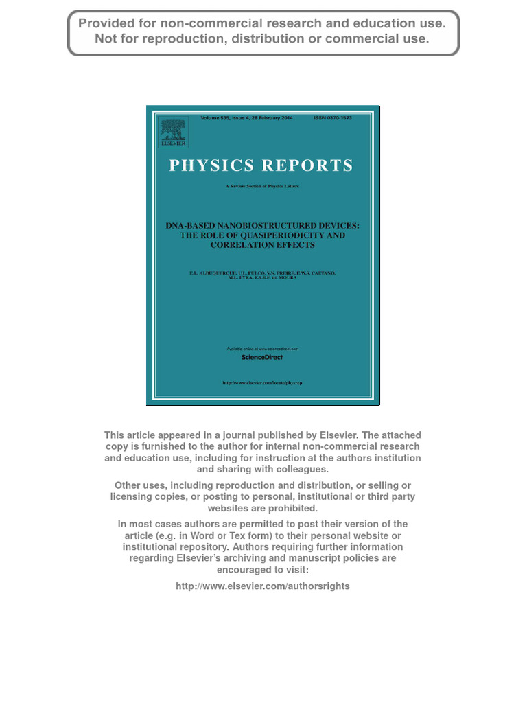 Phys Rep 14 PDF Dna Base Pair