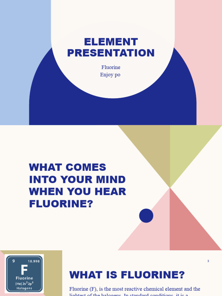 Fluorine: Properties and Uses Explained | PDF | Fluorine | Nature