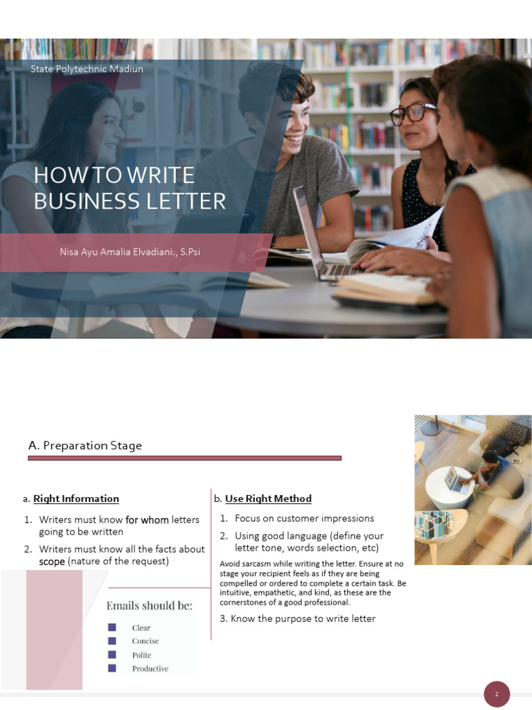 Writing Business Letter | PDF | Human Communication | Communication