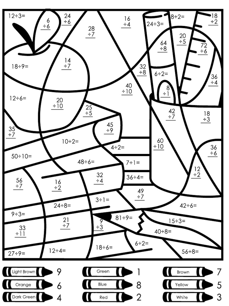 mystery-picture-division-back-to-school | PDF