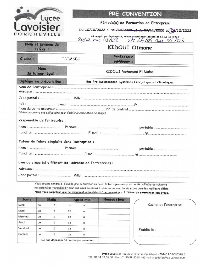 pré-convention | PDF