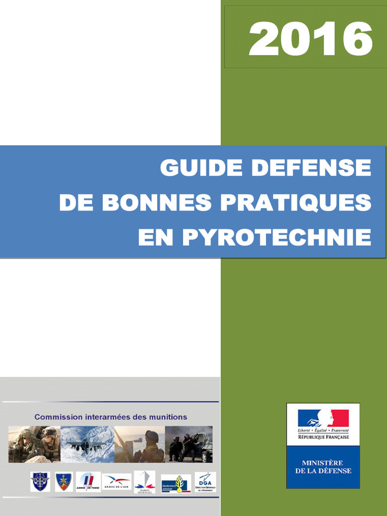 Guide Défense Des Bonnes Pratiques en Pyrotechnie - 22 - Mars - 2016 | PDF