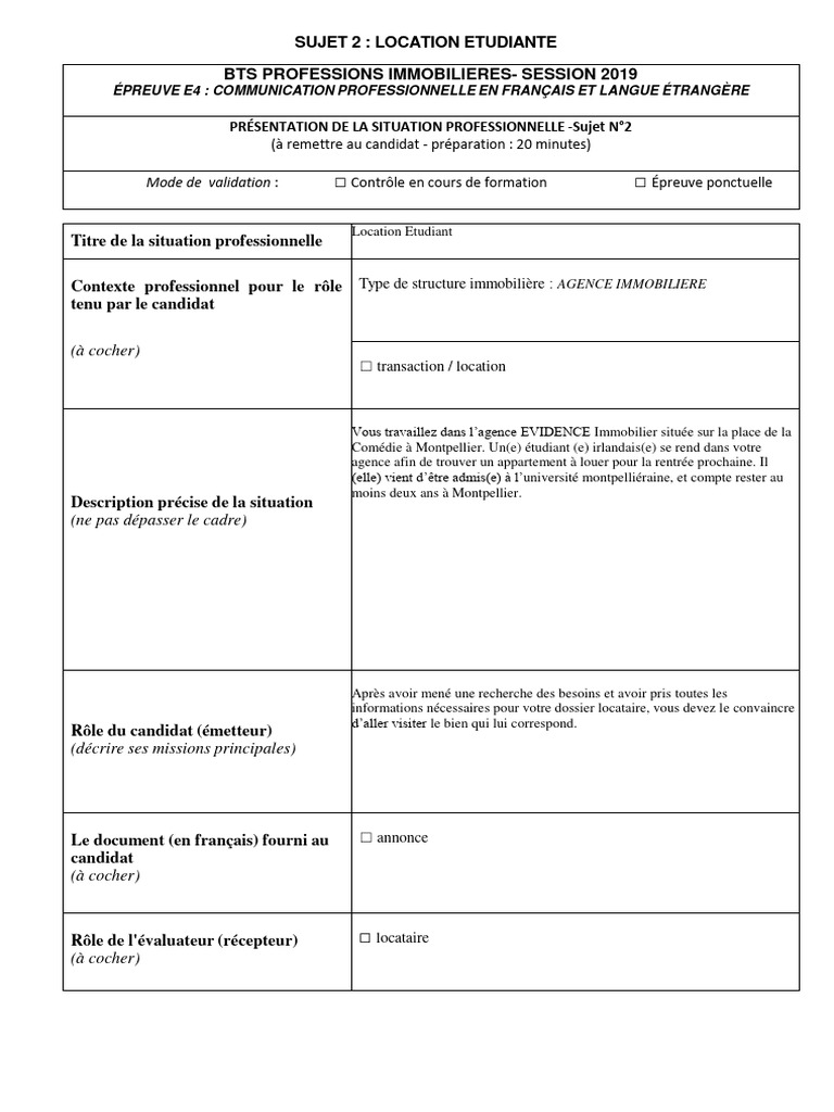 Location Étudiante à Montpellier | PDF