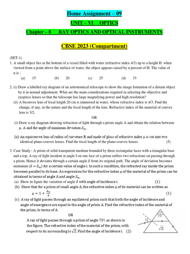 Aissce Asgnmt CH-09 | PDF