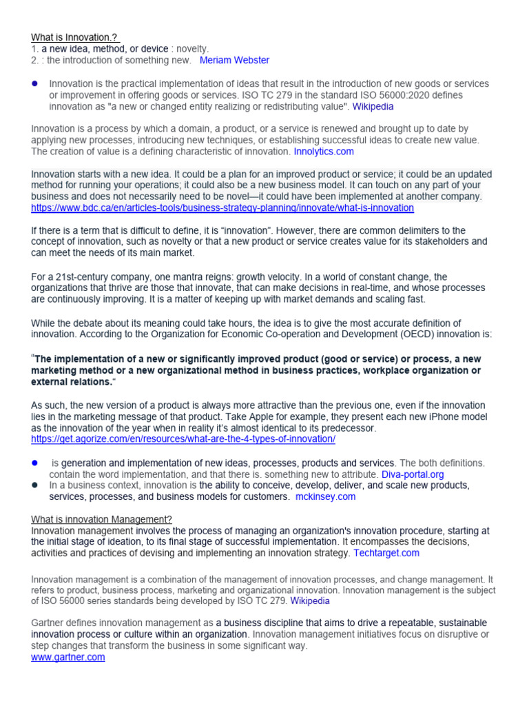 Ino MGT Lecture 1 | PDF