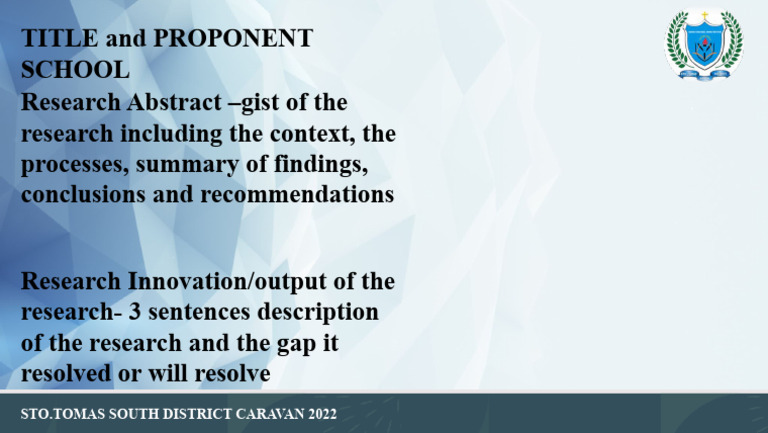 1 page interactive poster-district research caravan | PDF