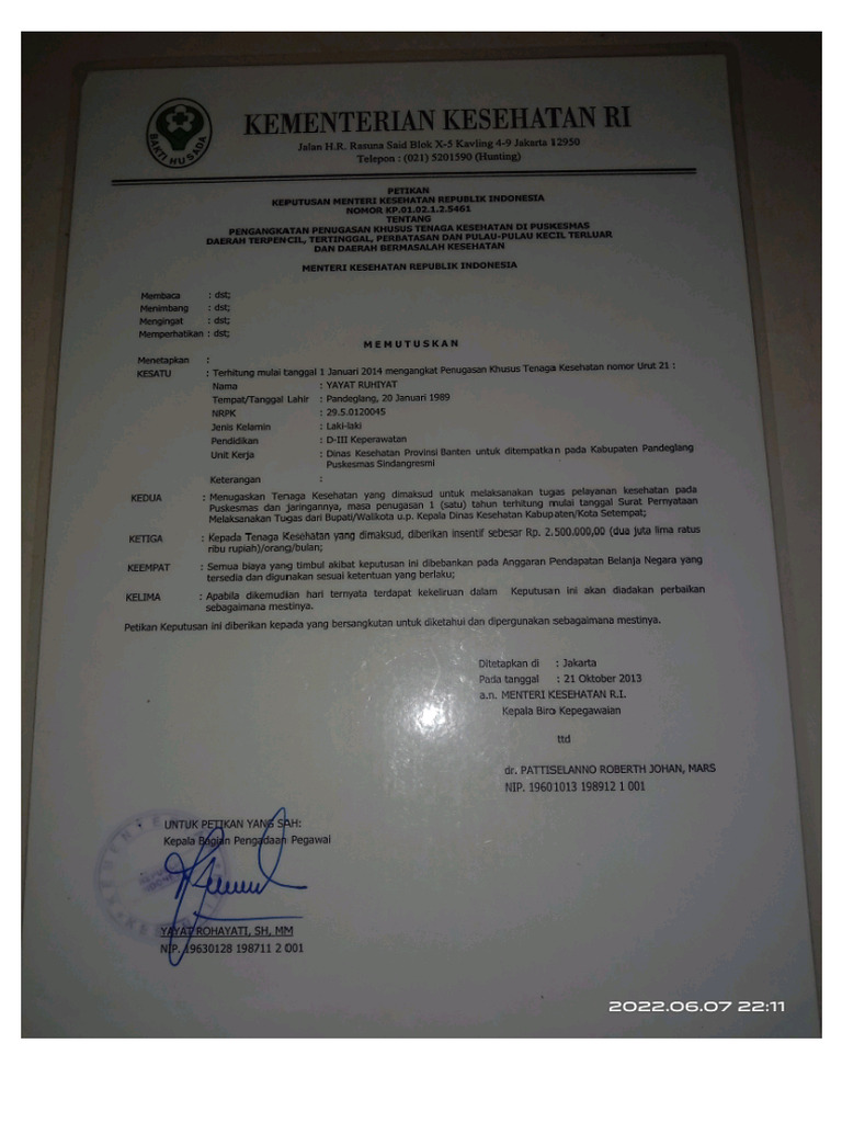 SK DTPK Yayat 2014 | PDF