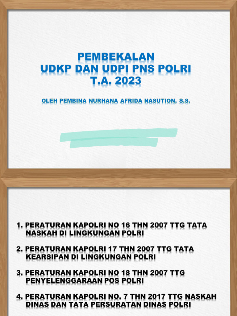 Slide Edit Pembekalan (Setum) | PDF