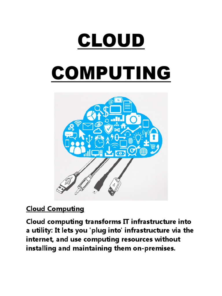 Cloud Computing | PDF