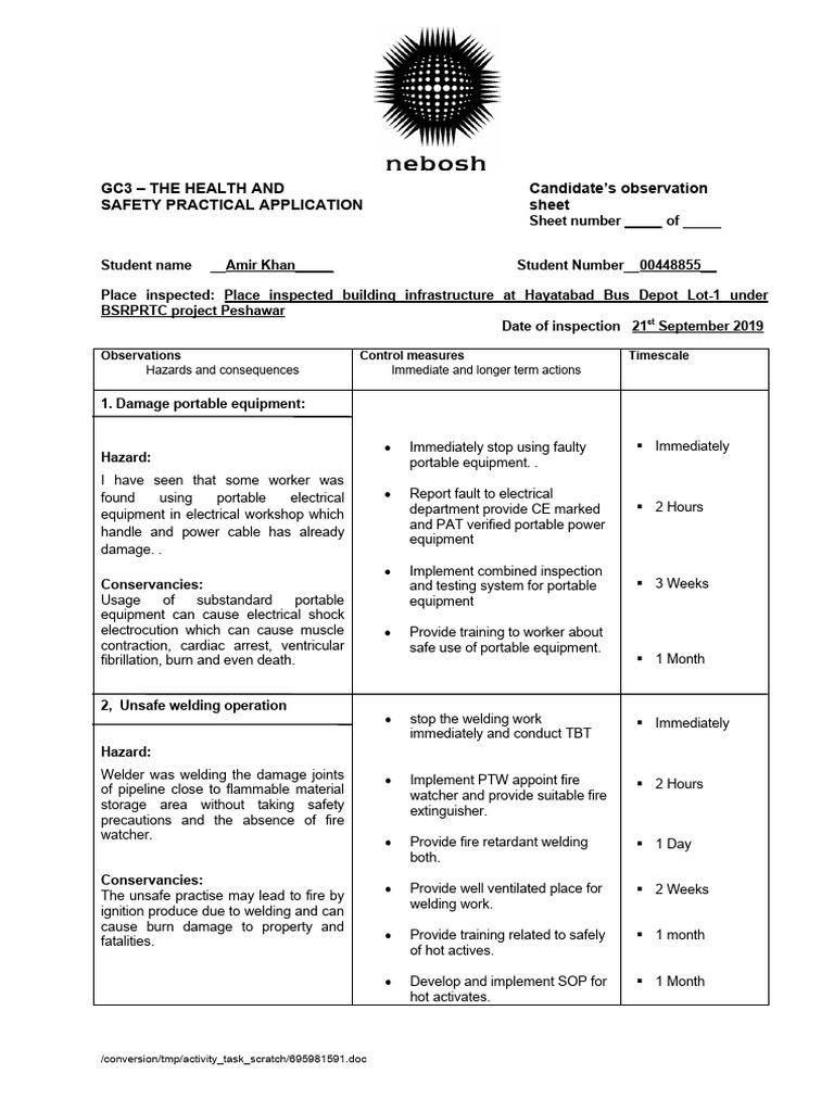 Amir Khan - IGC - Observation | PDF