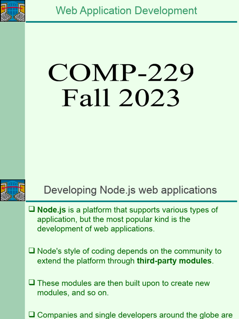 Node.js Web App Development Guide | PDF | Networking | Web Server