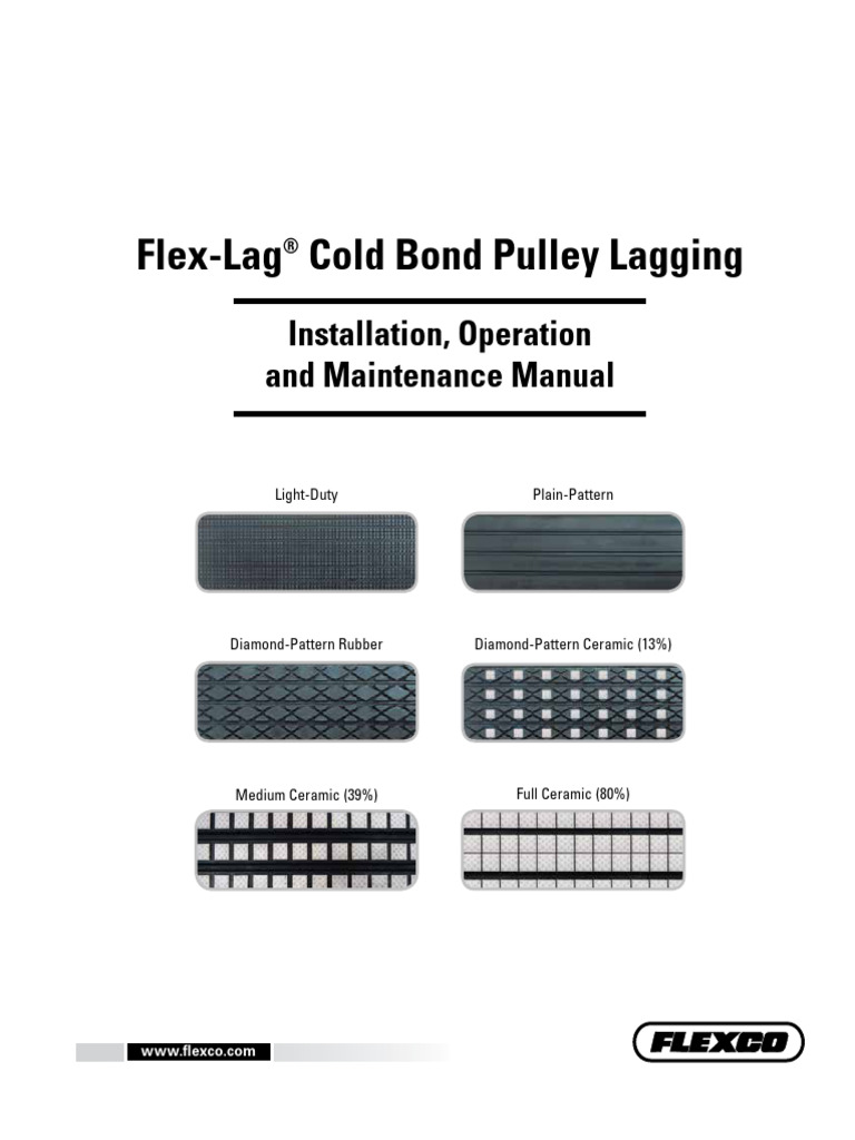 Belt Pulley Lagging Installation Manual | PDF