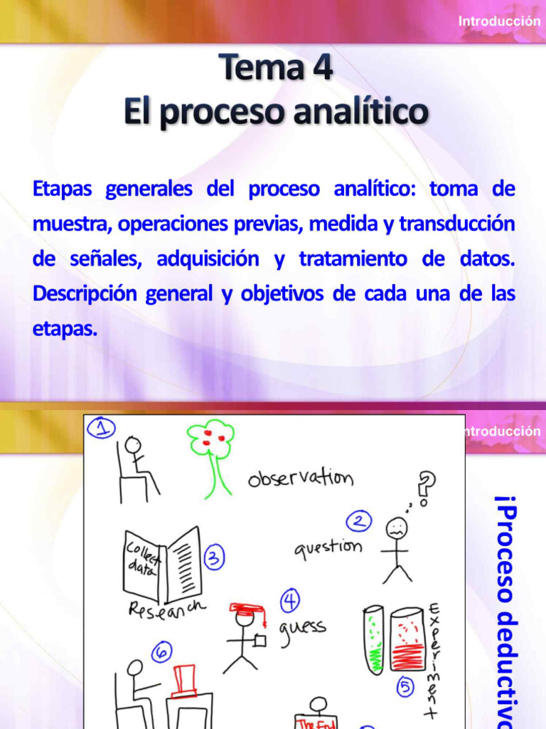 Tema 4 - Proceso Analitico | PDF