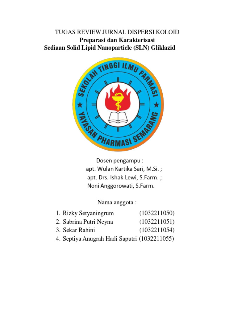 Review Jurnal Dispersi Koloid-2 | PDF | Kesehatan Holistik | Sains ...