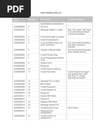 Diameter Error Codes | PDF | Internet Protocols | Data Transmission