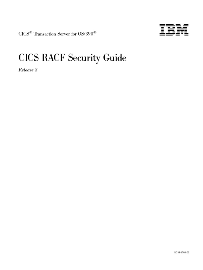 CICS RACF Security Guide | PDF