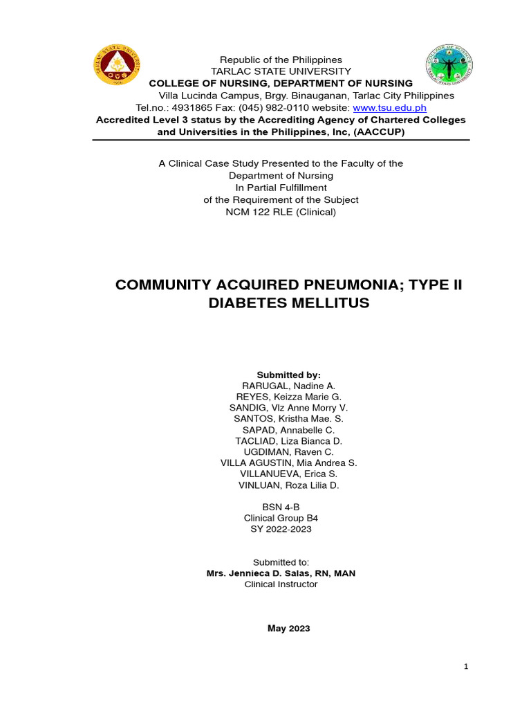 BSN 4b-b4 Icu Case Study (Cap Dm2) | PDF