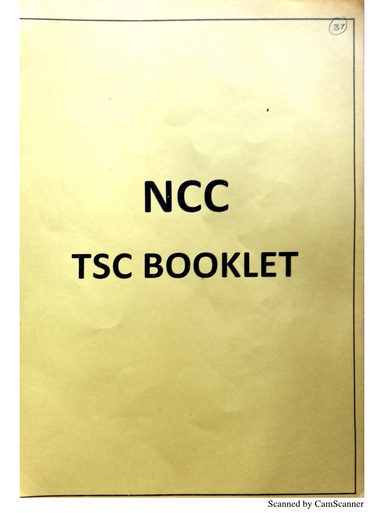 Delhi TSC Booklet | PDF