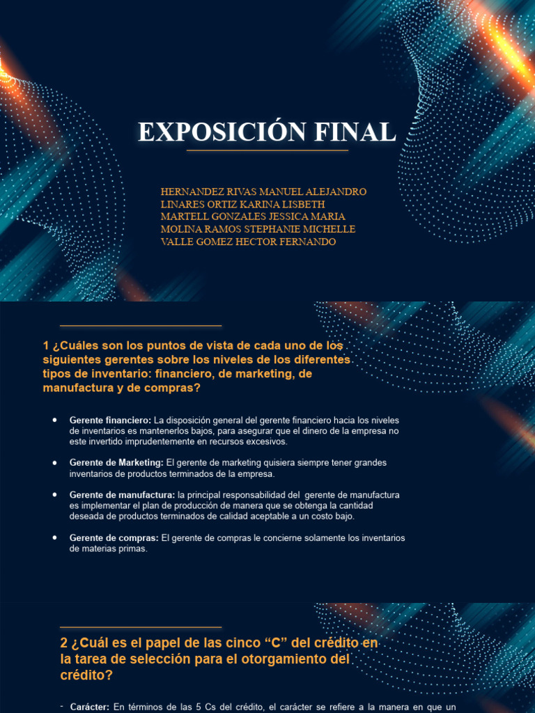 Expo Final Grupo 3 | PDF
