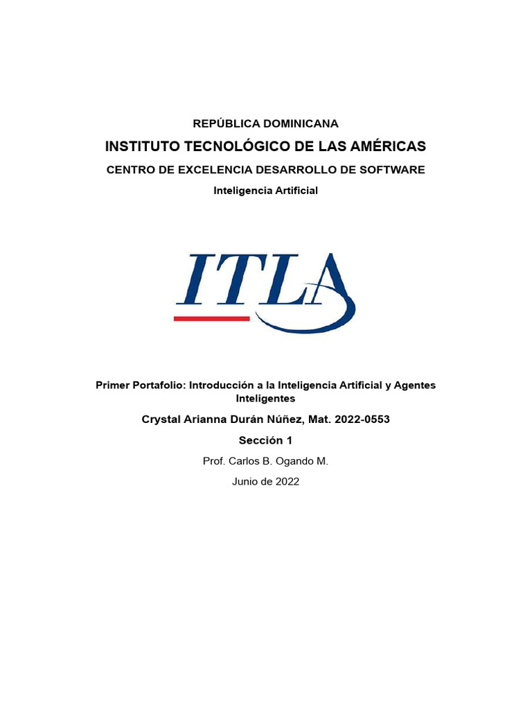 TDS-201 Crystal Primer Portafolio | PDF | Inteligencia artificial ...